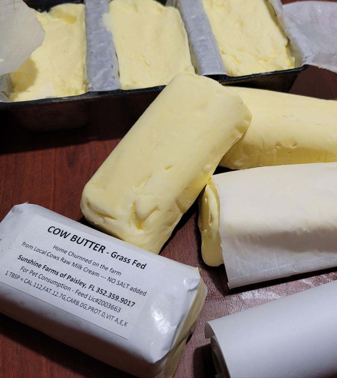 BUTTER, SFoP Grass Fed COW 8-9oz | Common Ground Farm