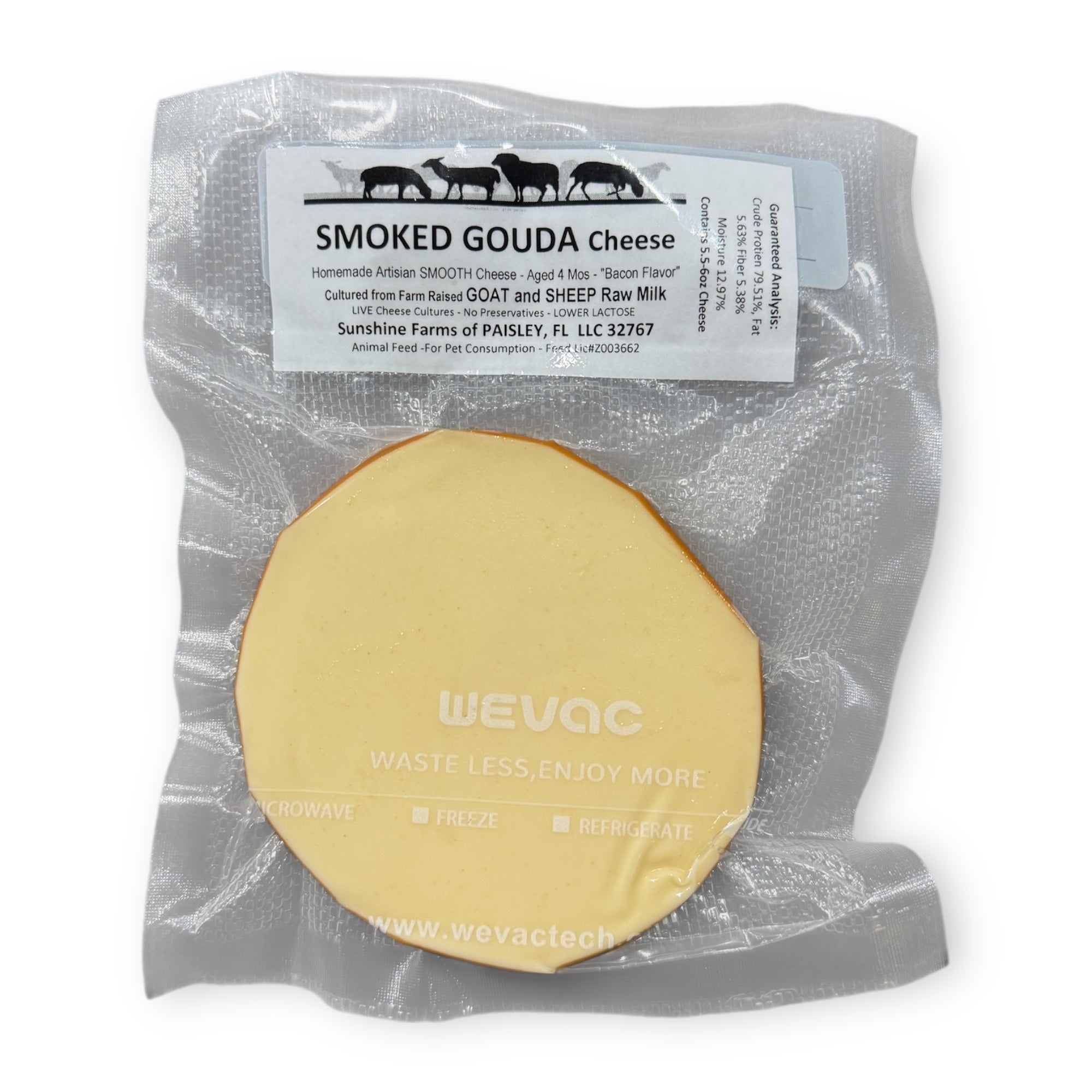 Smoked Gouda Cheese (Goat) | Common Ground Farm
