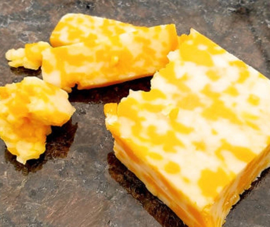 Colby Cheddar Marbled Cheese (Goat) 5-7oz | Common Ground Farm