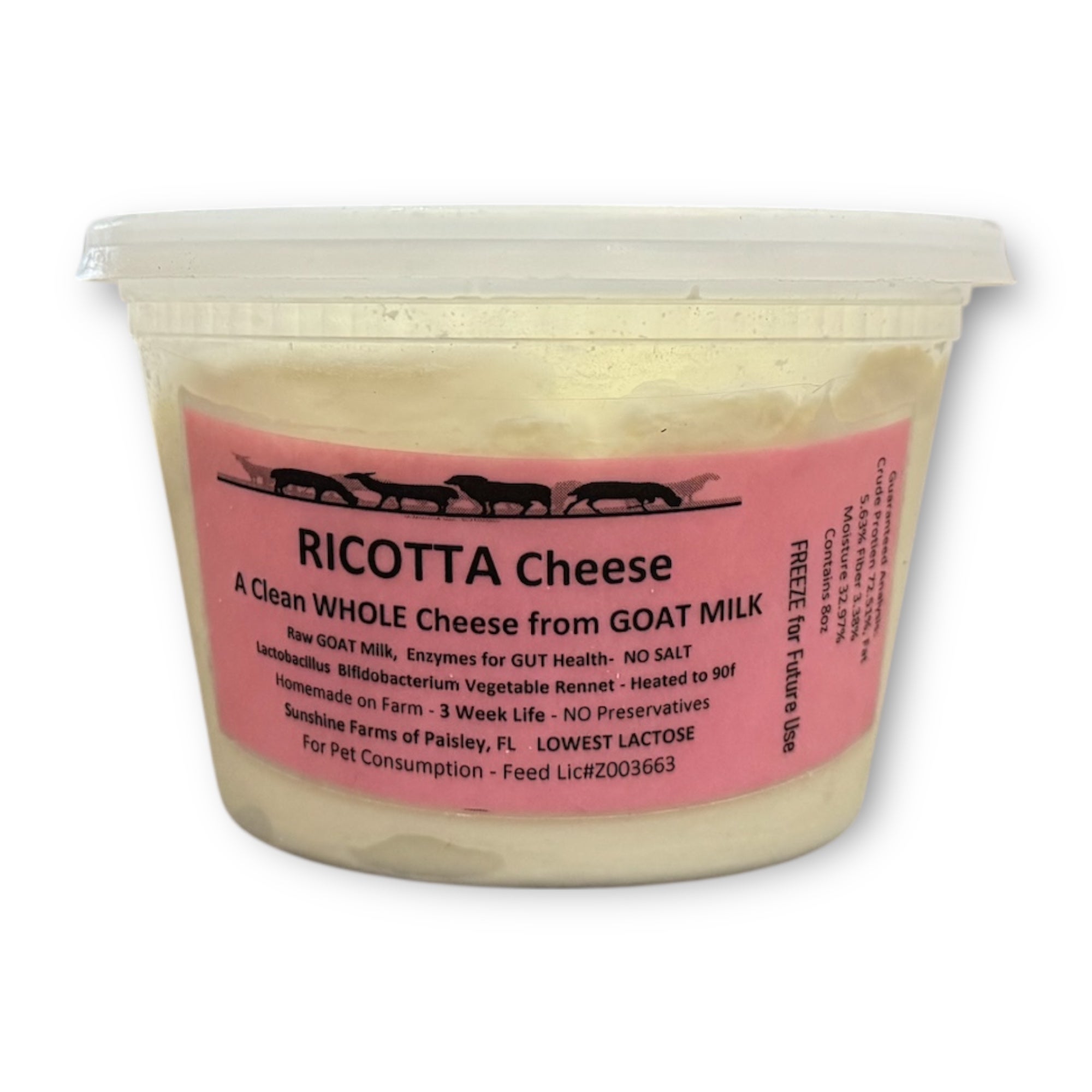 Ricotta Cheese Whole Milk (Goat) | Common Ground Farm